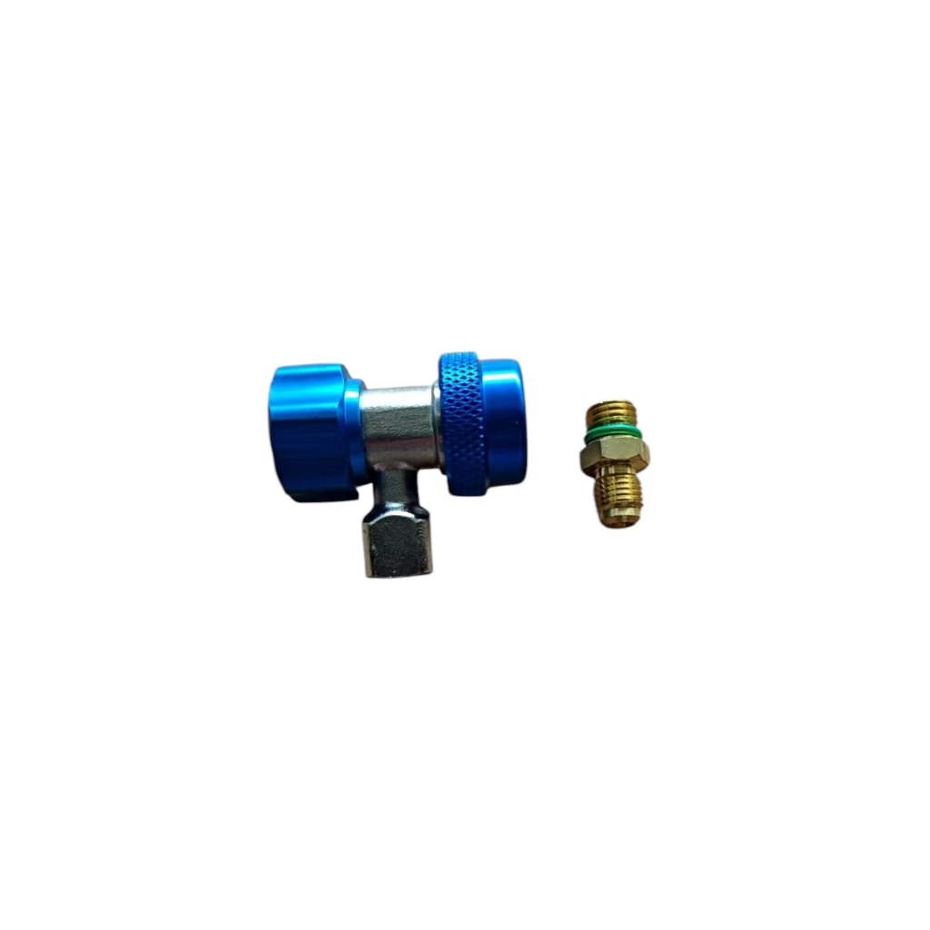 Jual NEPEL QC MODEL PUTAR KRAN QUICK COUPLER AC MOBIL BIRU LOW (JT1102 ...