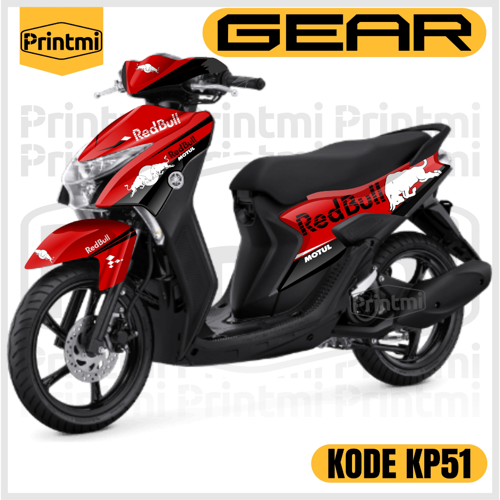 Jual Stiker Decal Yamaha Mio Gear 125 Full Body 2021-2025 Sticker Motor ...