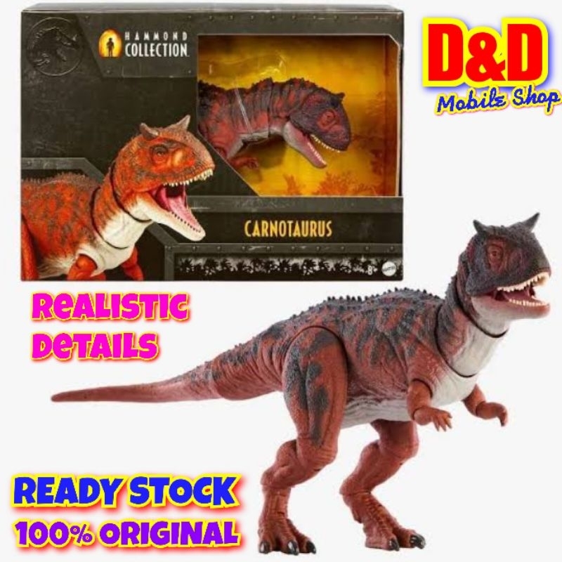 Jual JURASSIC WORLD HAMMOND COLLECTION CARNOTAURUS FIGURE 100% ORIGINAL ...