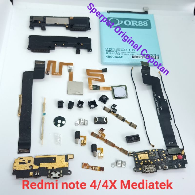 Jual Sperpat Xiaomi Redmi note 4 mediatek / 4X Mediatek Original ...
