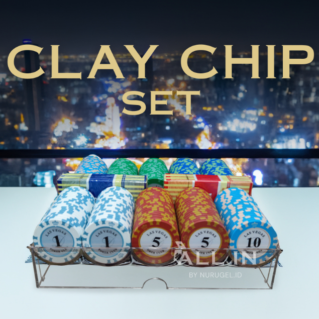 Jual Poker Chip Koin Set 200 pcs Premium Clay Best Package Deal ...