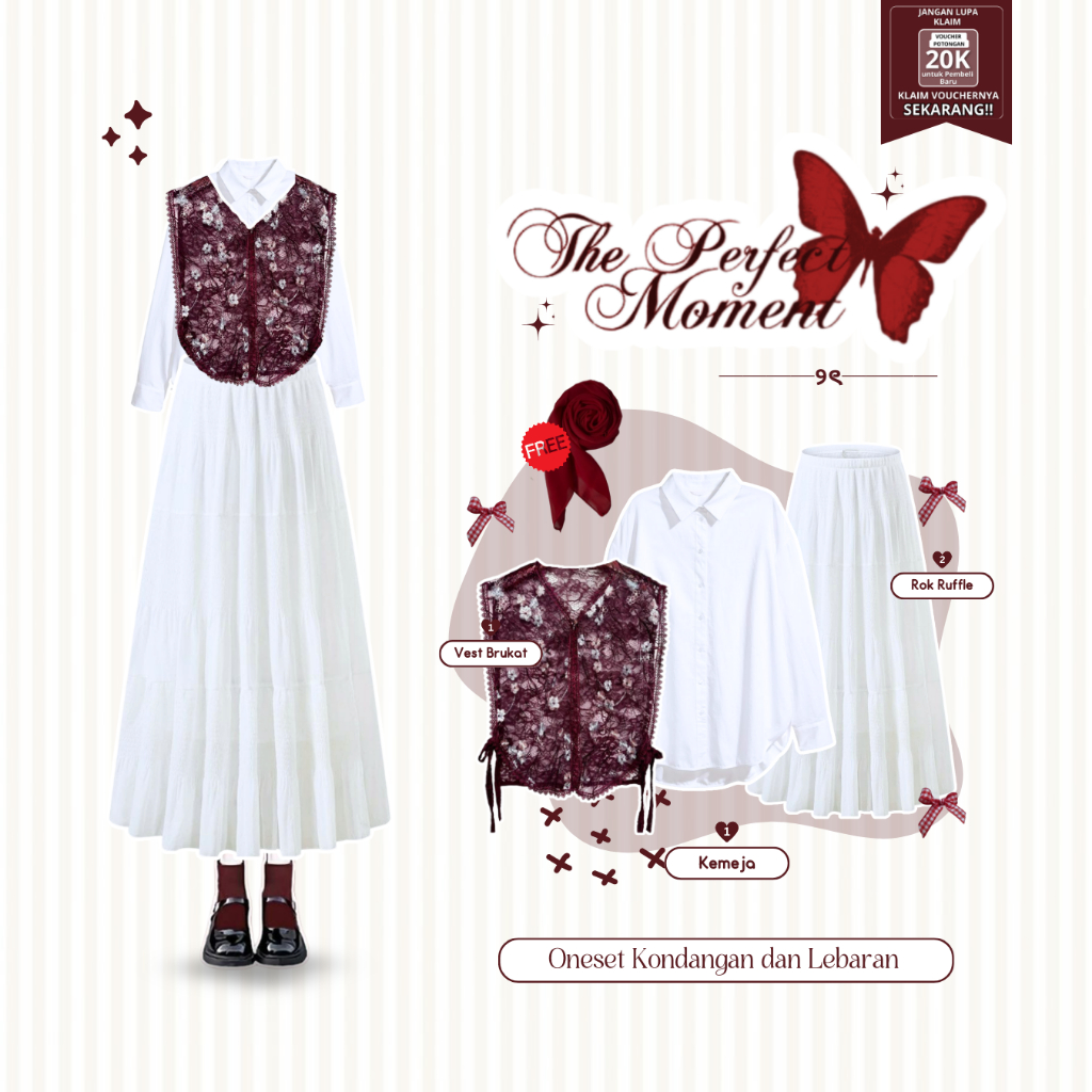 Jual AZ69 - Oneset Vest Elegan Terbaru Wanita ( Vest Brukat, Kemeja ...