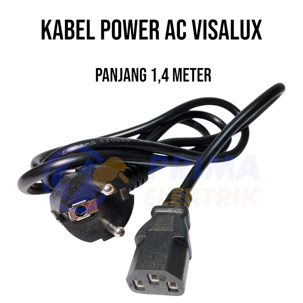 Jual Kabel Power Komputer Visalux Panjang 1,4 Meter | Shopee Indonesia