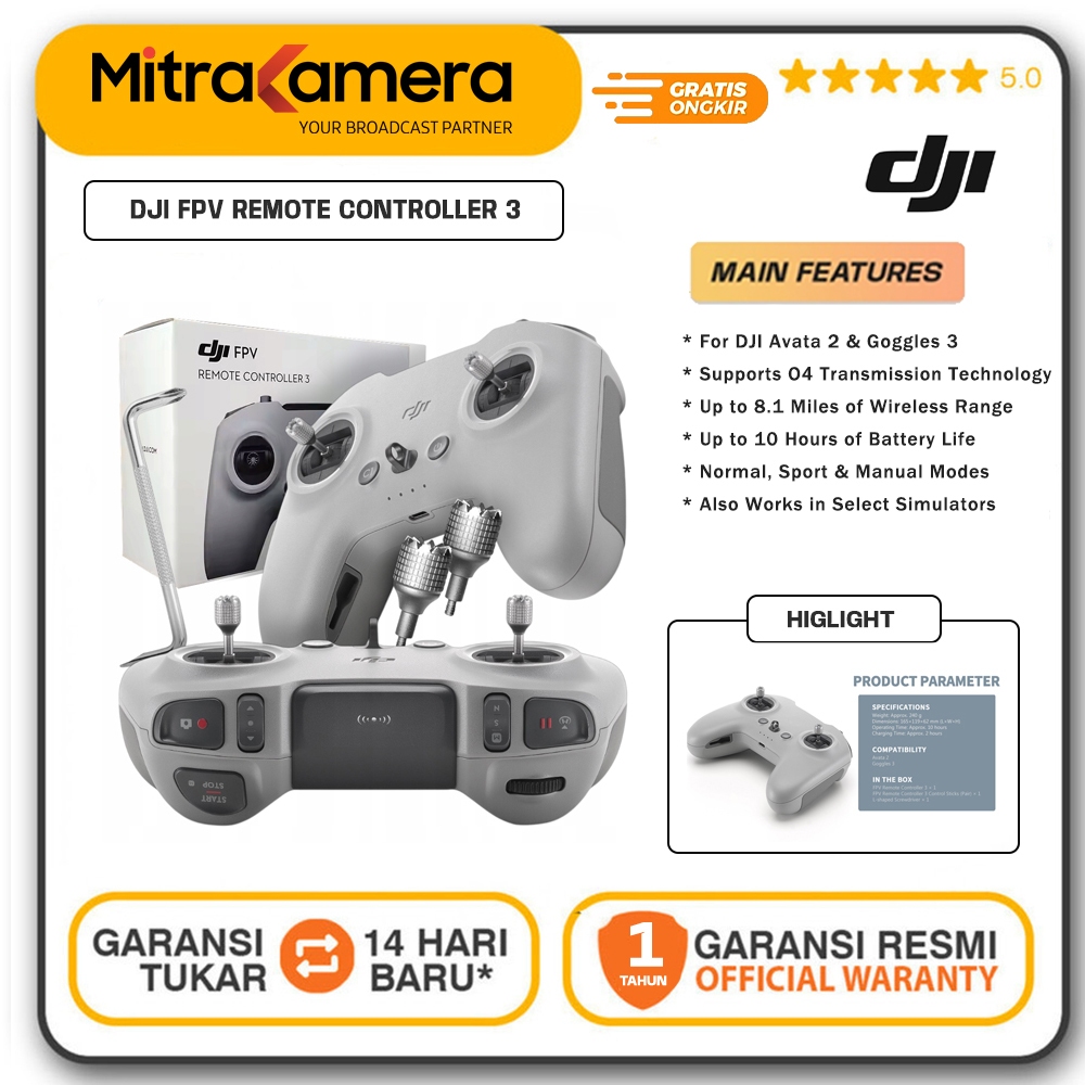 Jual DJI FPV Remote Controller 3 Drone Remote Controller | Shopee Indonesia