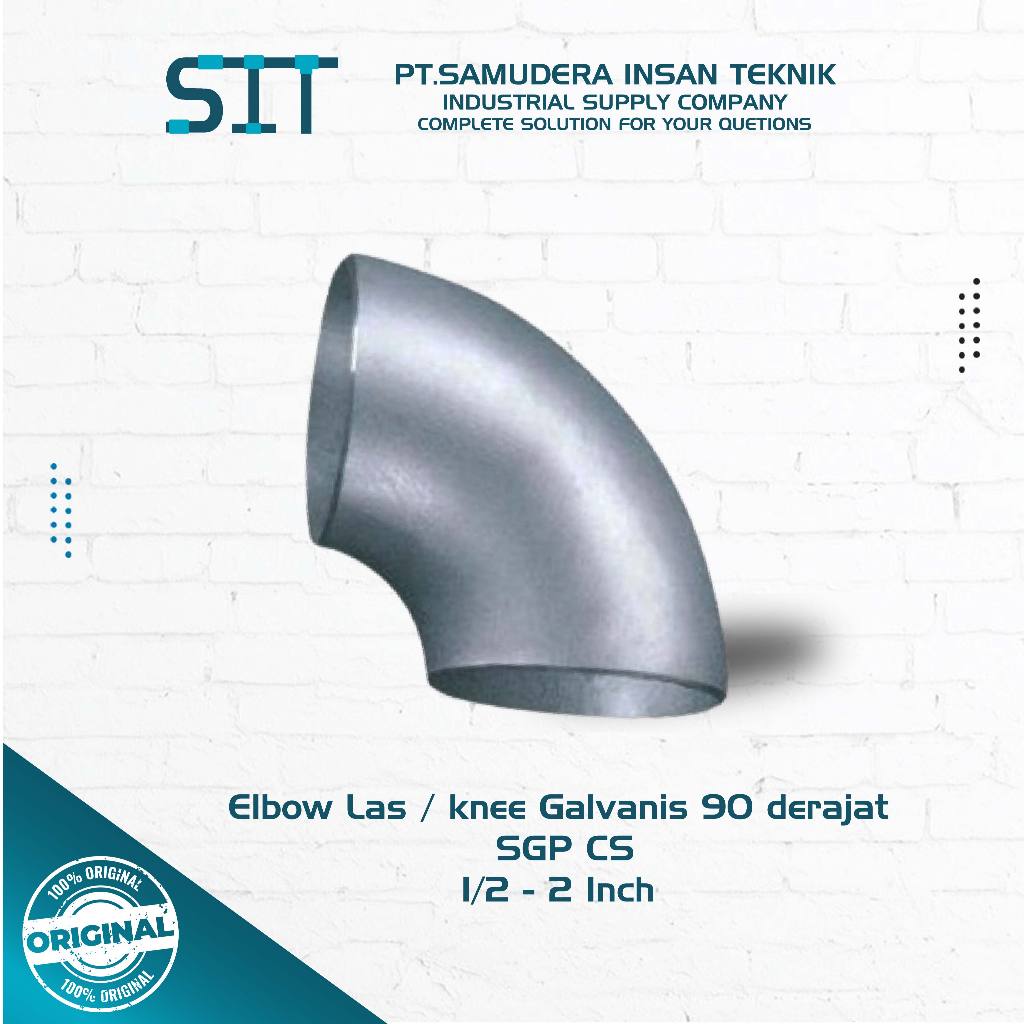 Jual Elbow Las Galvanis SCH20 1/2 Inch SGP Knee Galvanis Knie Galvanis ...
