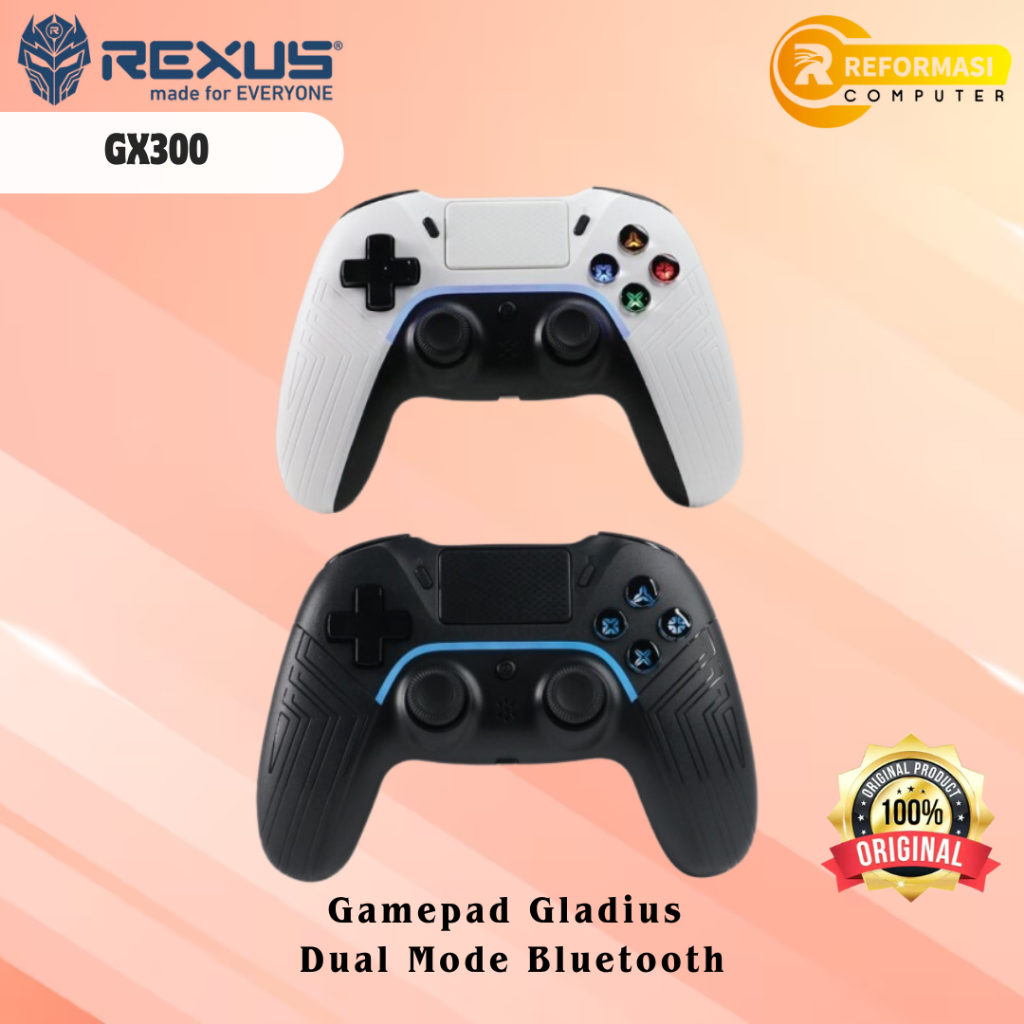 Jual REXUS Gamepad Rexus Gladius GX300 Dual Mode Bluetooth Gamepad ...