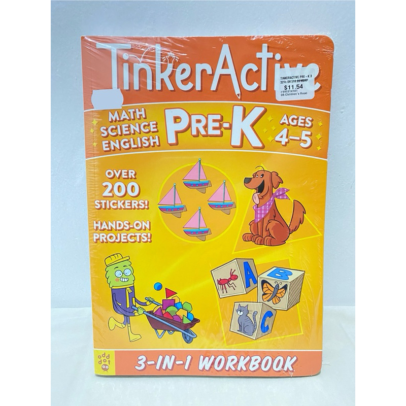Jual [Buku Aktivitas Anak] Workbook PAUD-TK-Playgroup TinkerActive ...