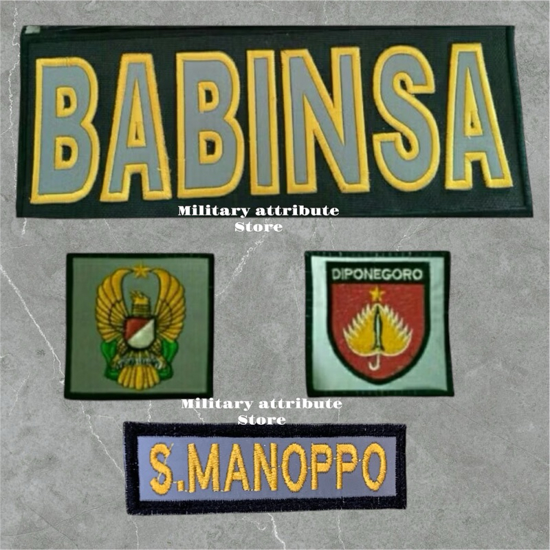 Jual BORDIR ATRIBUT/LOGO LAMBANG BABINSA (FULL PEREKAT) | Shopee Indonesia