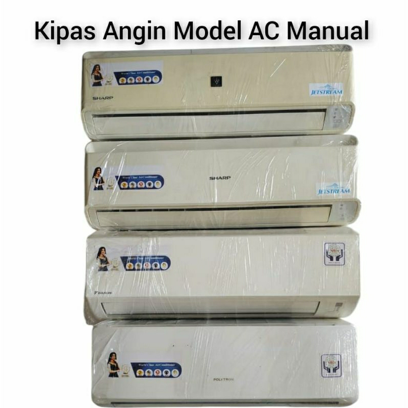 Jual Kipas Angin Model AC Manual (ON/OFF) Free Gell Pendingin | Shopee ...