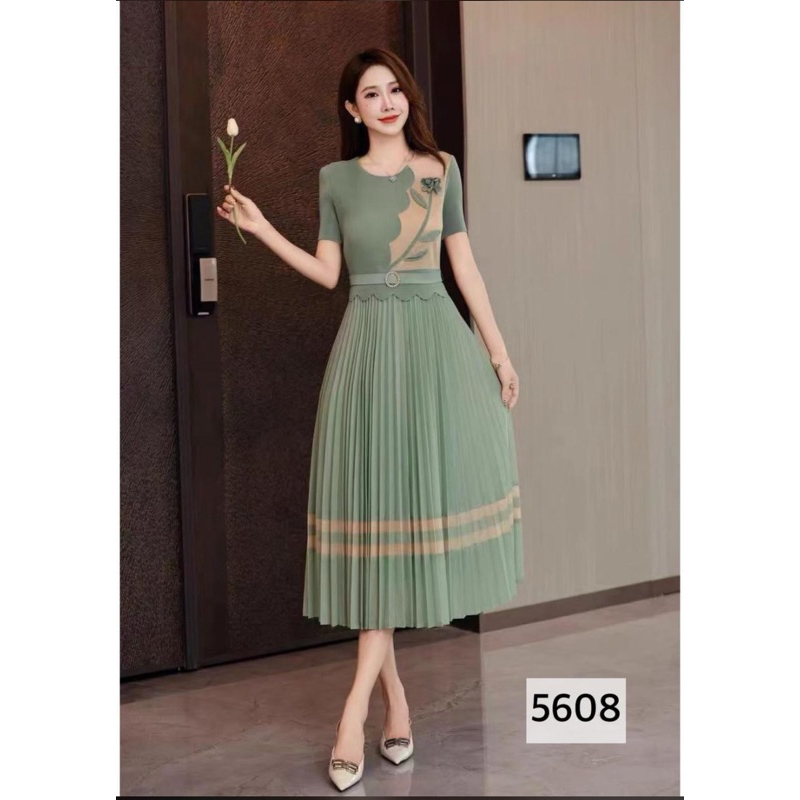 Jual DRESS IMPORT BANGKOK PLISKET PREMIUM | Shopee Indonesia
