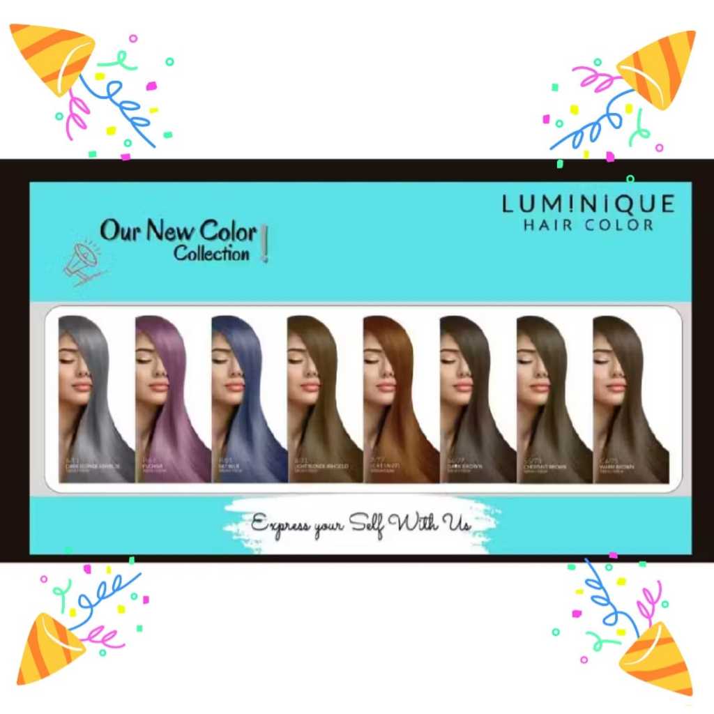 Jual PROMO!!! Luminique hair color/New color/Warna rambut/semir rambut ...