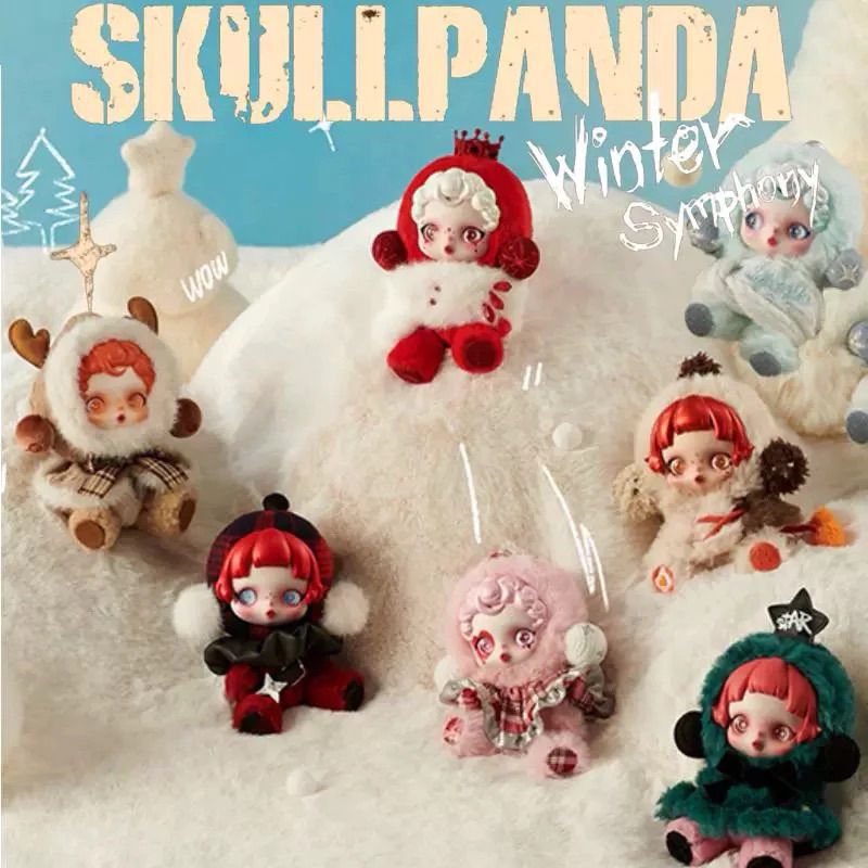 Jual POPMART SKULLPANDA Winter Symphony Series Plush Blind Box Original ...