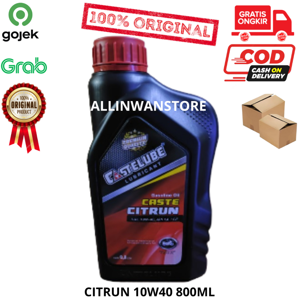 Jual OLI CASTELUBE CITRUN 10W40 800ML | Shopee Indonesia