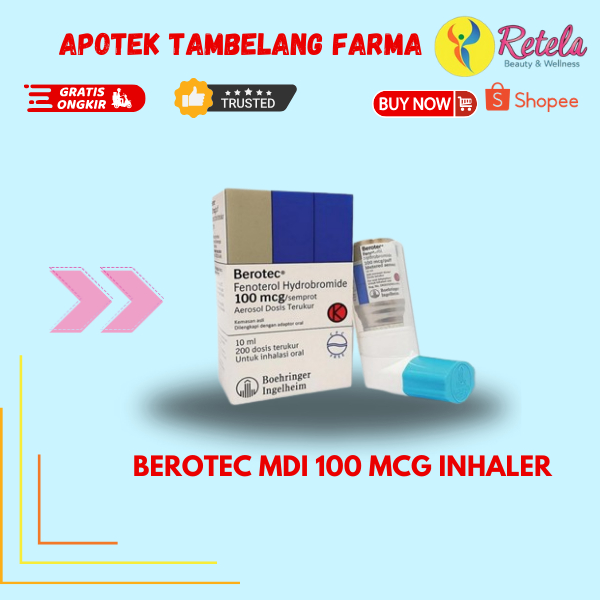 Jual BEROTEC MDI 100 MCG INHALER | Shopee Indonesia