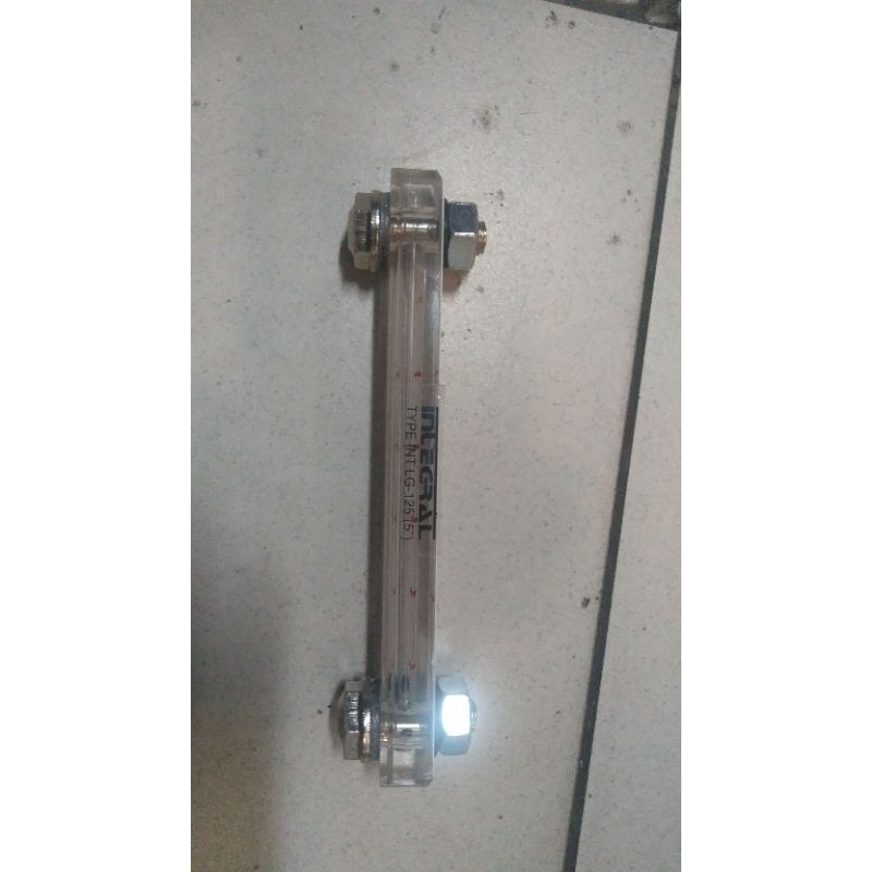 Jual Level gauge LG-125 (5") acrilic ukuran dari baut ke baut 125mm | Shopee Indonesia