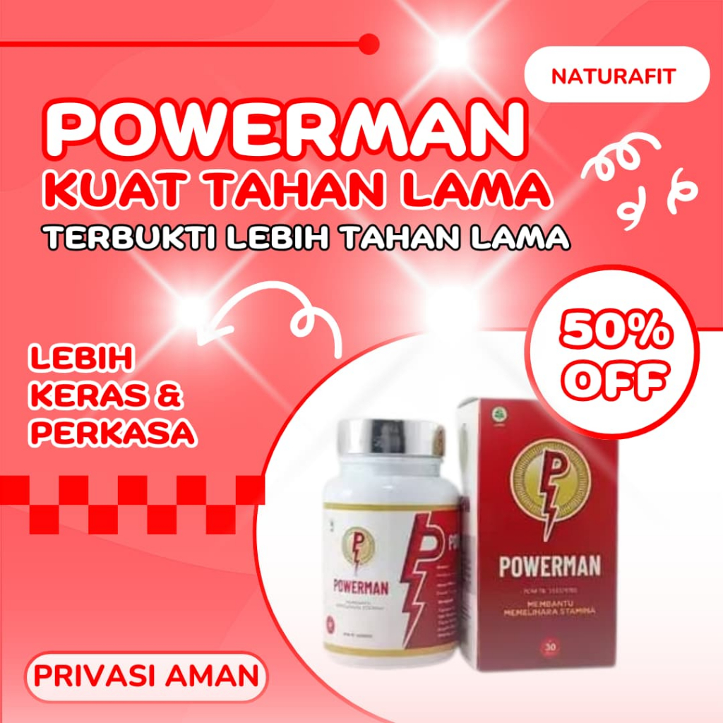 Jual HERBAL PRIA POWERMAN KAPSUL OBAT KU4T PRIA TAH4N LAM4 ORIGINAL PALING AMPUH OBAT ...