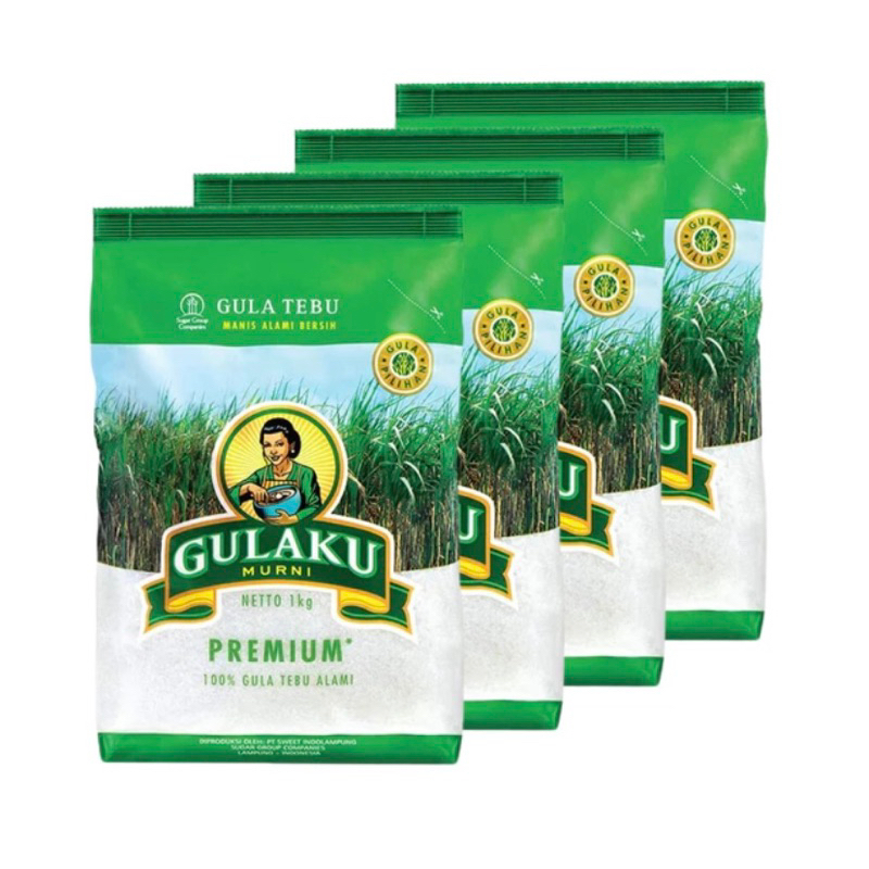 Jual GULAKU 1kg isi 4pcs Gula Premium | Shopee Indonesia