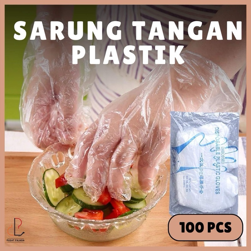 Jual Sarung Tangan Plastik isi 100 pcs per 1 pack | Shopee Indonesia