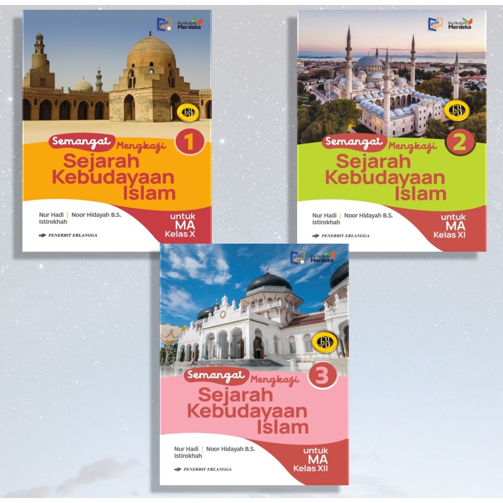 Jual [Penerbit Erlangga] SEMANGAT MENGKAJI SEJARAH KEBUDAYAAN ISLAM MA Kelas 10, 11, & 12 ...