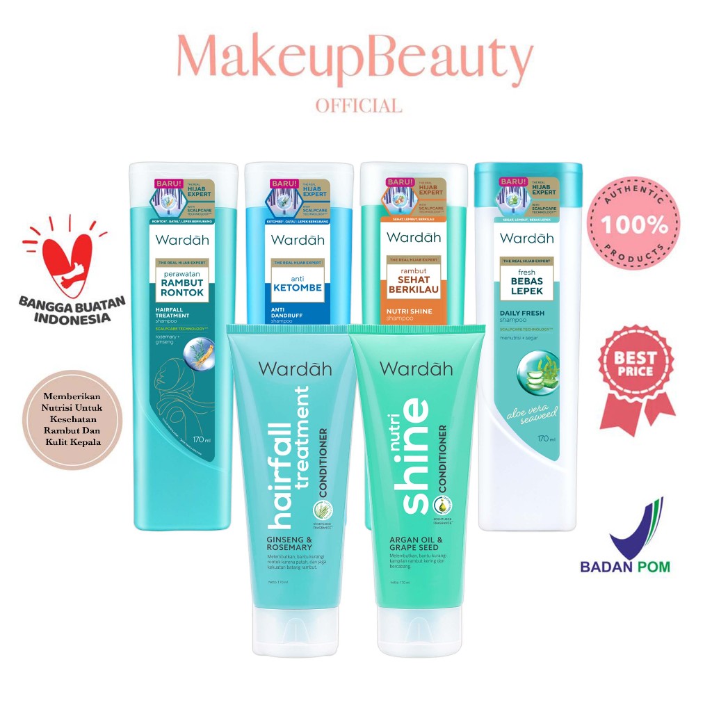 Jual WARDAH Shampoo / Conditioner - Daily Fresh | Hairfall Treatment ...