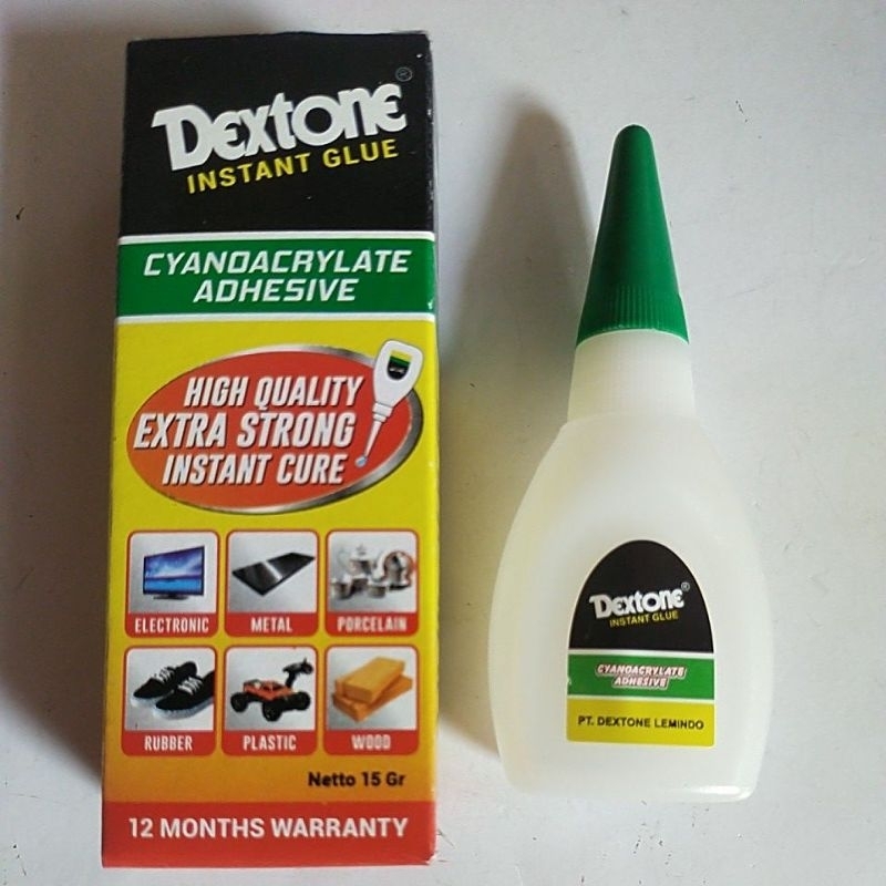 Jual Lem DEXTON INSTANT GLUE 15GRAM LEM KOREA- LEM TETES-LEM BESI ...