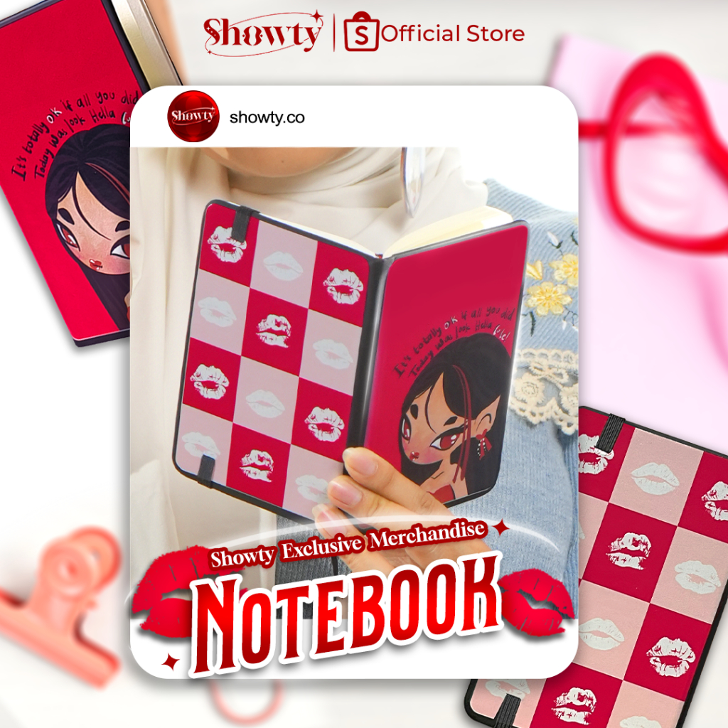 Jual Showty Exclusive Merchandise Notebook Mature Fun Playfull | Shopee ...