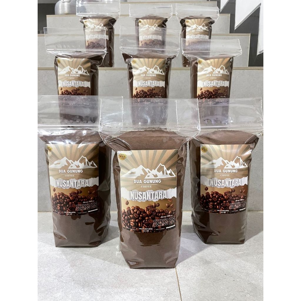 Jual Kopi Bubuk Halus Nusantara Kopi Dua Gunung Prigen Pasuruan 1 KG ...