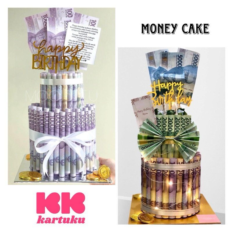 Jual Money Bouquet / Money Bucket / Money Cake (FOR BIRTHDAY ...