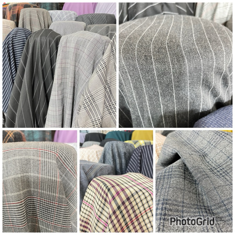 Jual bahan kain semi wol | Shopee Indonesia