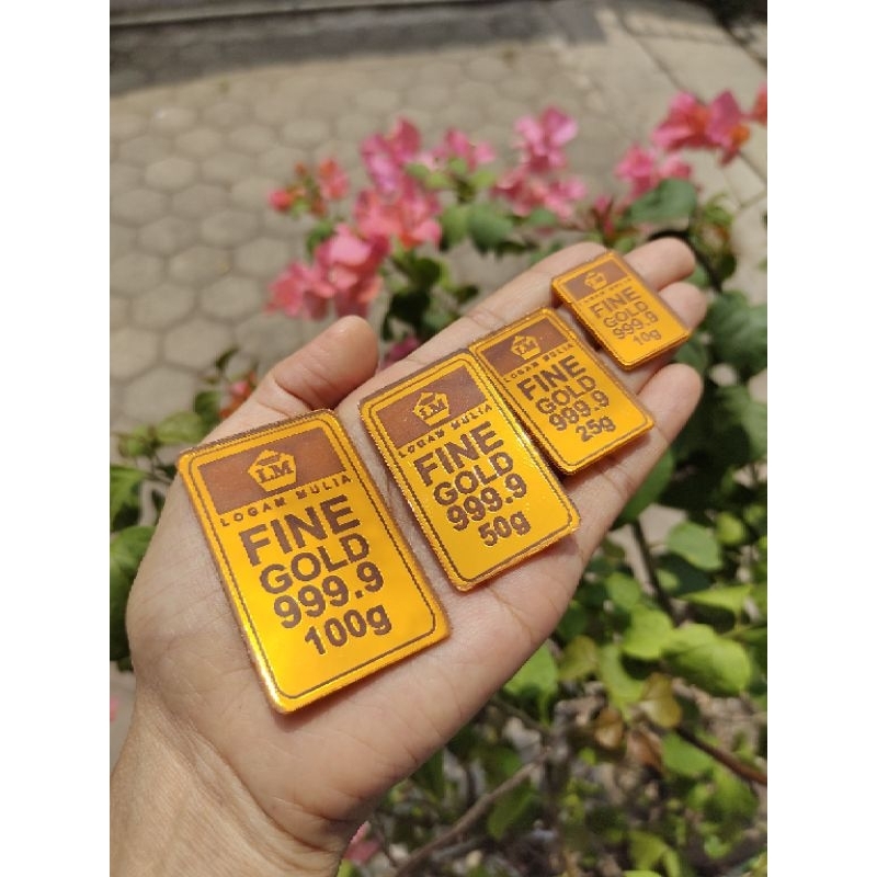 Jual Replika Logam Mulia/Dekorasi Mahar/Akrilik Untuk Mahar (READY ...