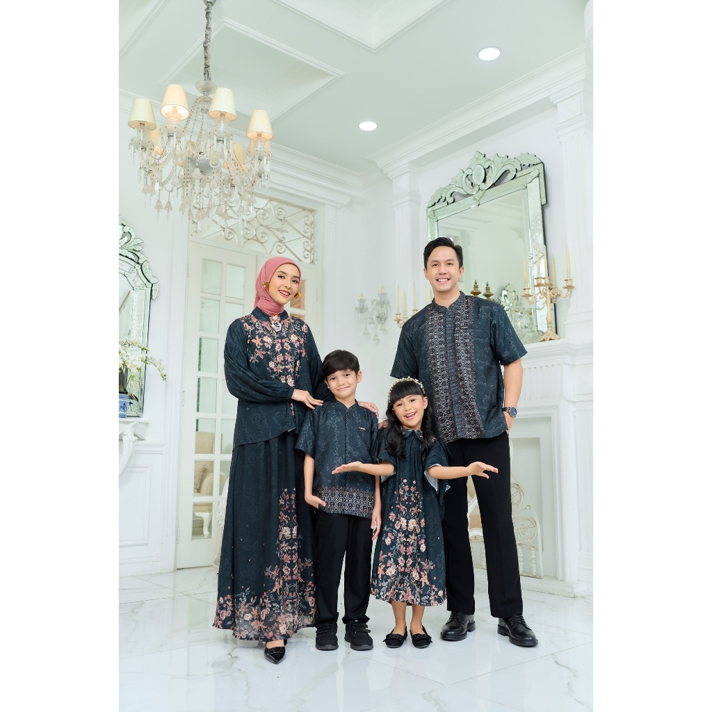 Jual Kamima - Family Set - Le Fleur Series in Black | Shopee Indonesia