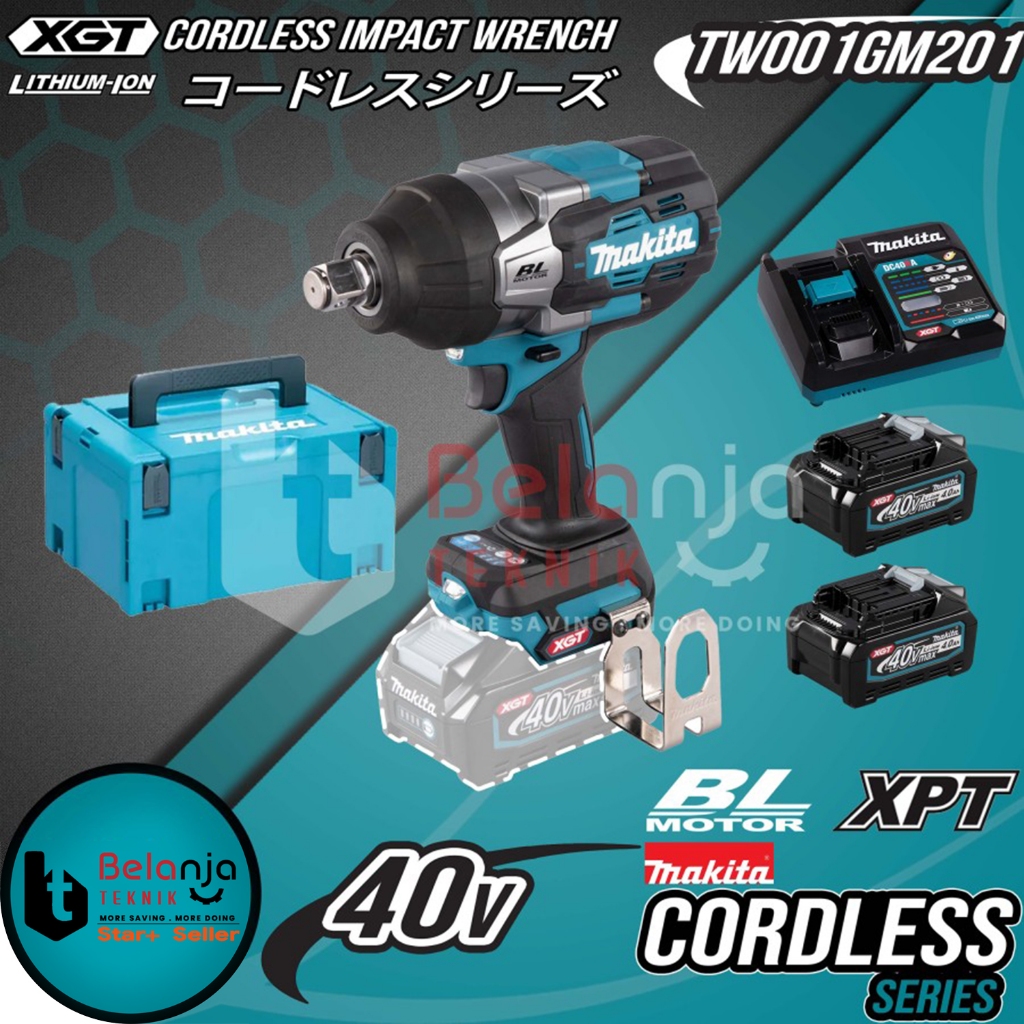 Jual Mesin Pembuka Baut Baterai MAKITA TW001 GM201 Cordless Impact ...