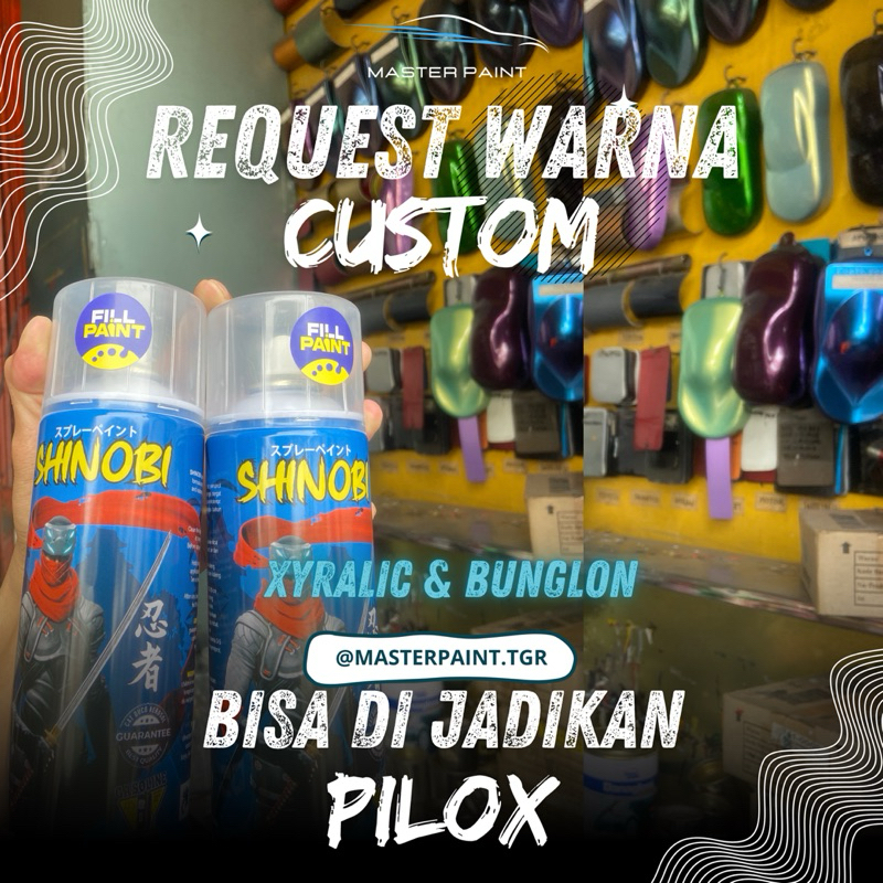 Jual REQUEST WARNA CAT CUSTOM XYRALIC | CUSTOM WARNA BUNGLON / WARNA ...