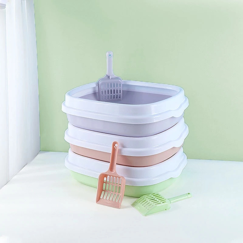 Jual Tempat Buang Kotoran Hewan Sekop Wadah Pasir Kucing Cat Litter Box ...