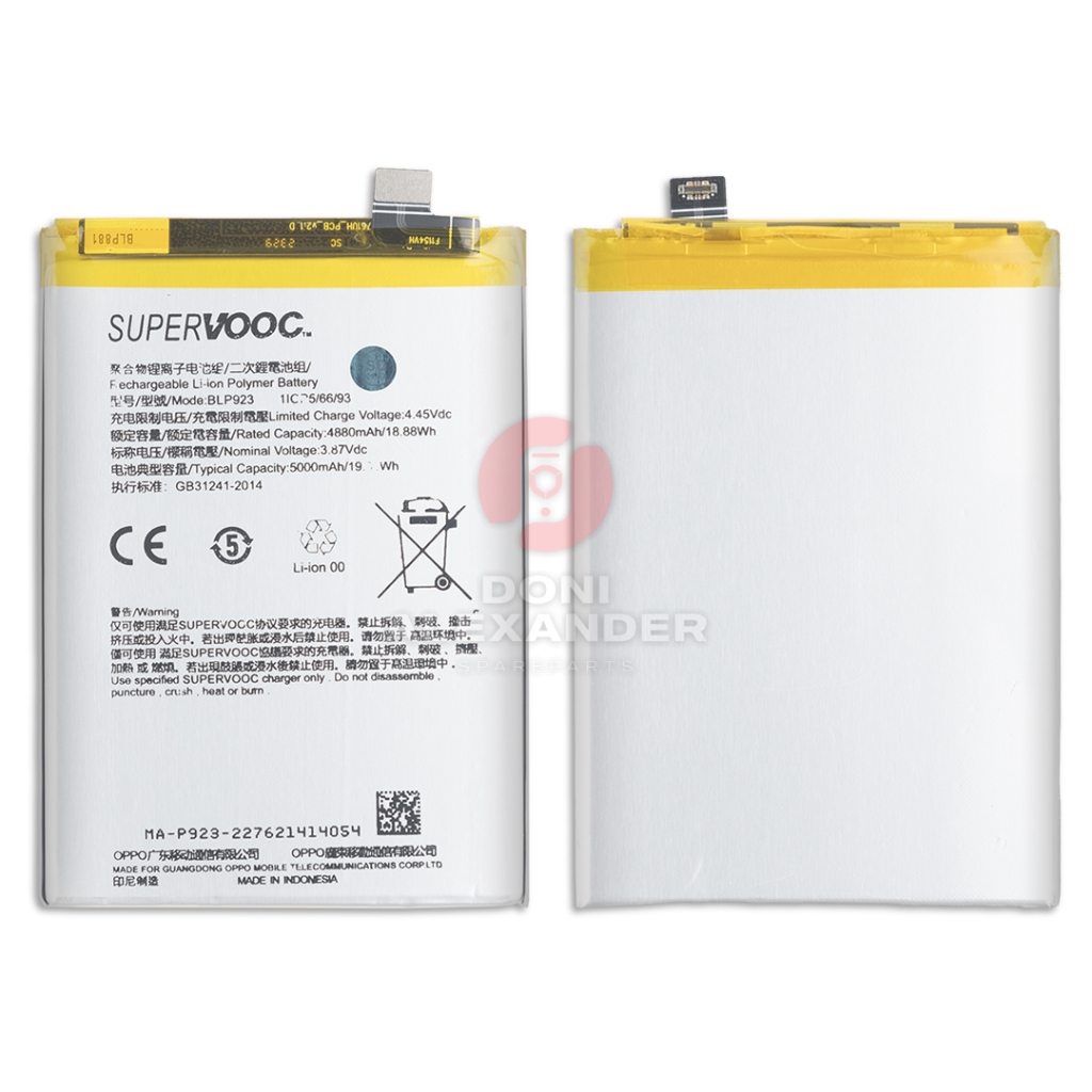 Jual BATERAI BATTERY BATRE OPPO A57 2022 (4G) / A78 5G BLP923 BLP-923 ...