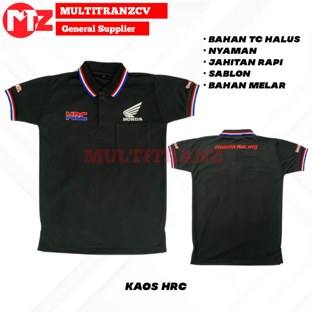 Jual KAOS POLO HRC HITAM FULL SABLON | Shopee Indonesia