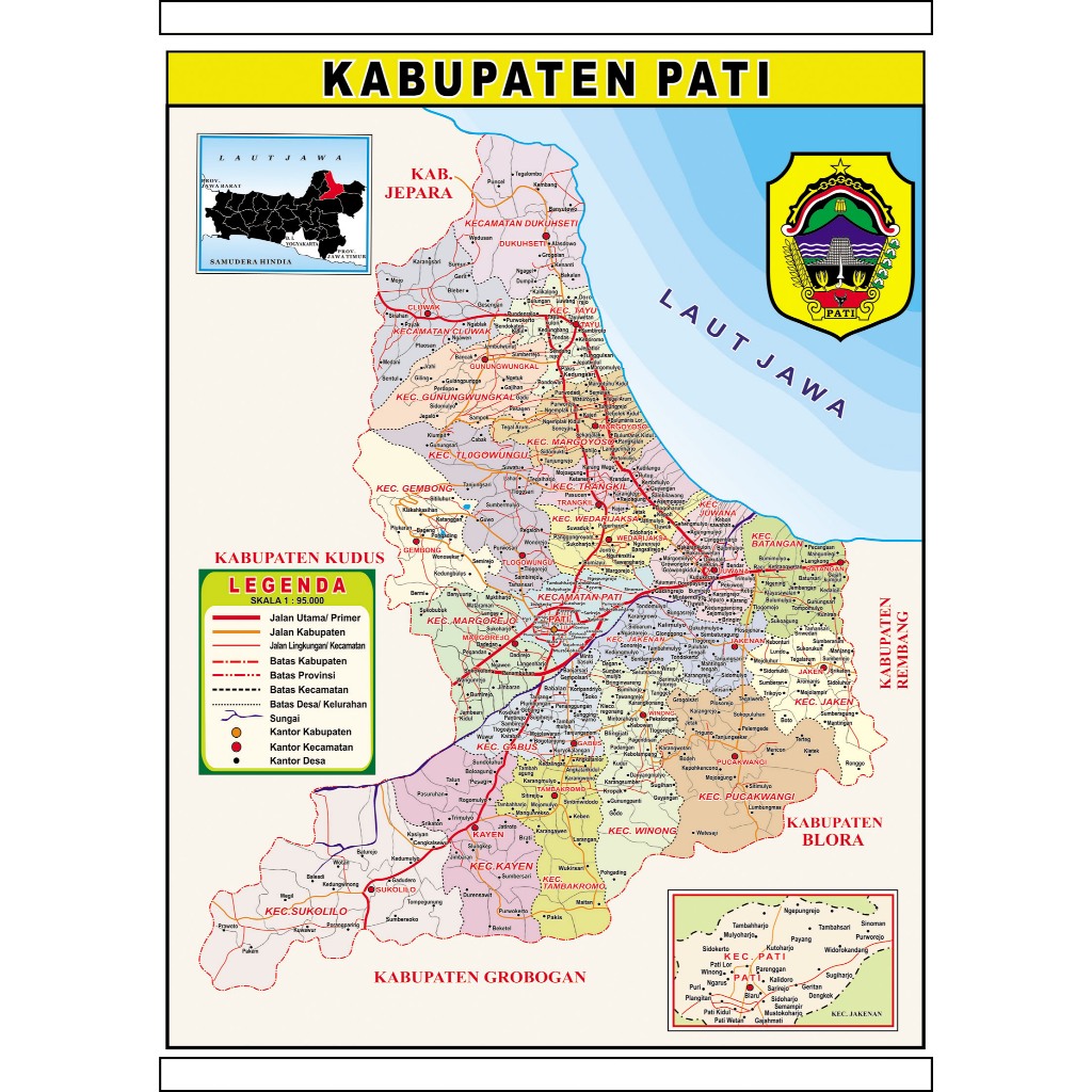 Jual Peta kabupaten pati | Shopee Indonesia