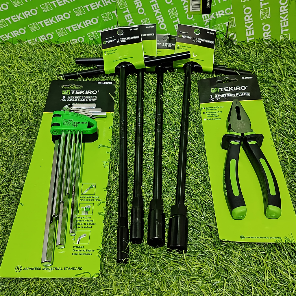 Jual Tekiro Kunci T 4 pcs 8-10-12-14 mm / Kunci L Set Panjang 8 Pcs ...