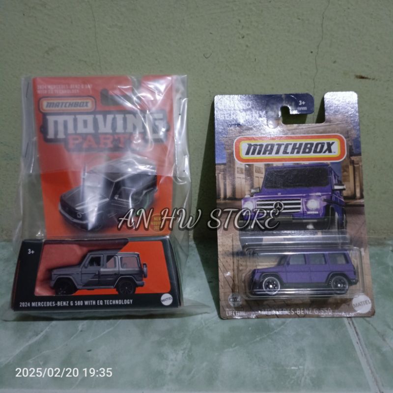 Jual Matchbox 2024 Mercedes-Benz G500 With EQ Technology Abu-Abu Moving Parts (2024) & Mercedes ...