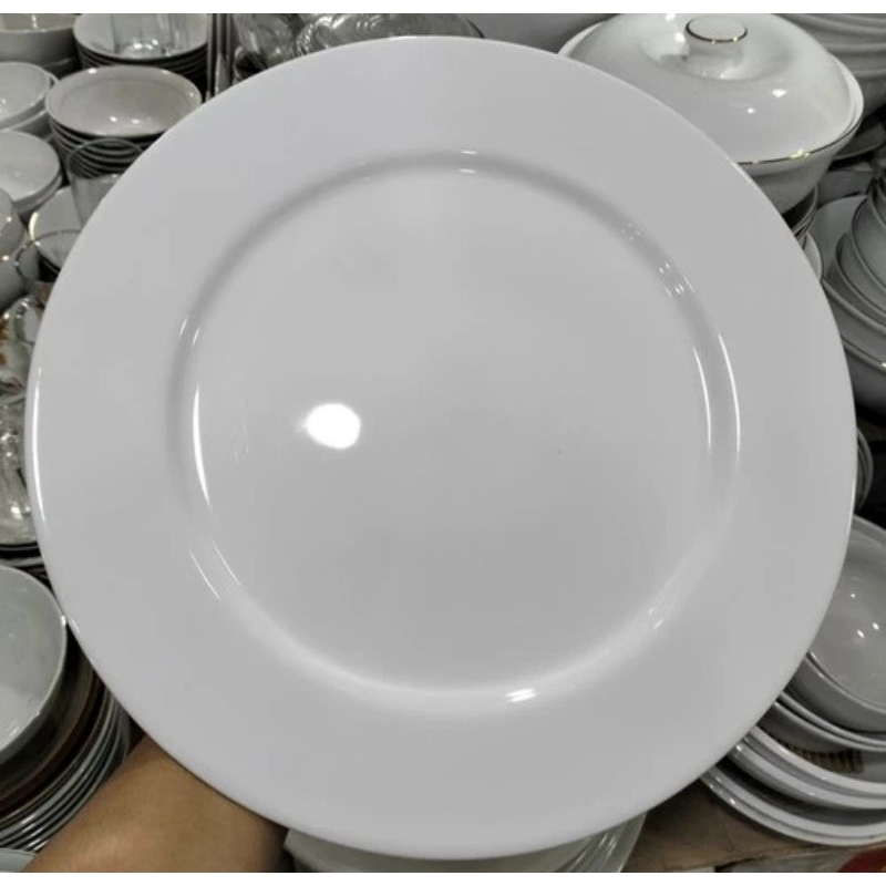 Jual PIRING BESAR 12 INCH / PIRING CEPER KERAMIK DIAMETER 32 CM PIRING ...