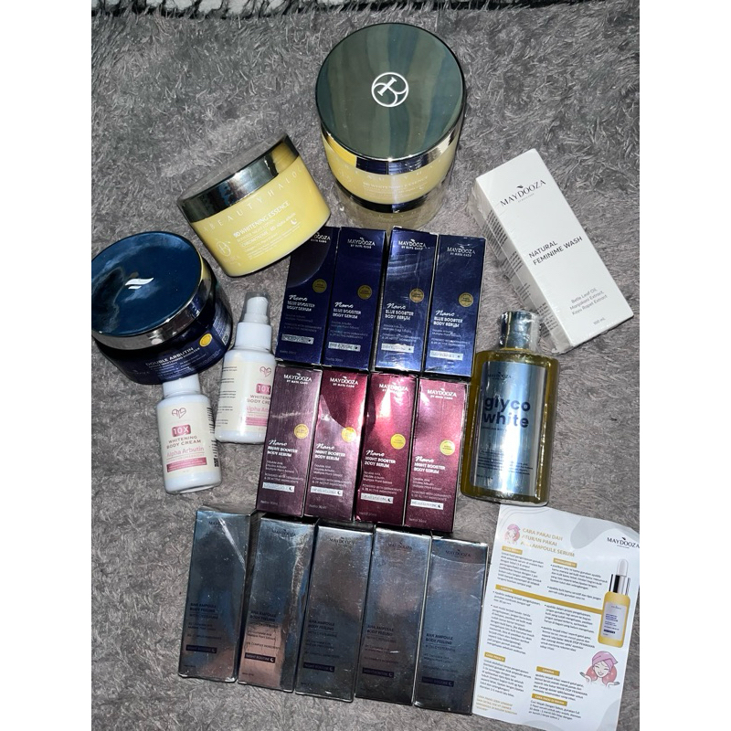 Jual Maydooza Night Booster Body Serum| Serum Merah| Serum pemutih ...