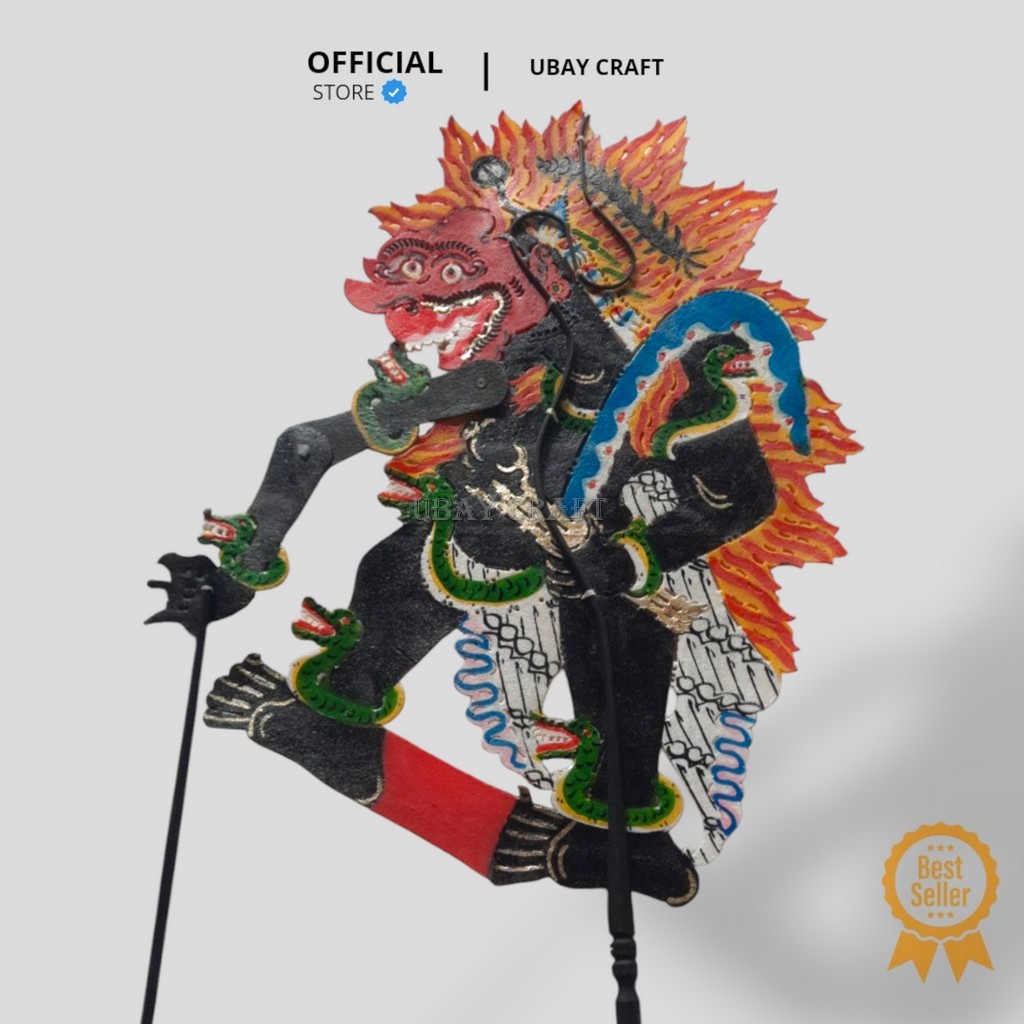 Jual Wayang kulit Buto Amral Triwikromo Brahalasewu Hitam Tinggi wayang ...