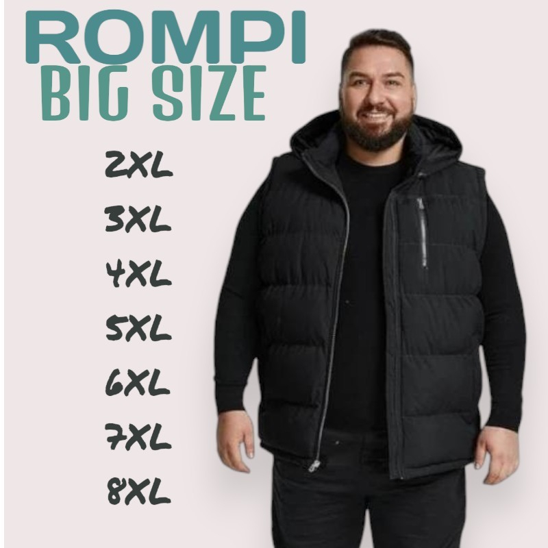 Jual Size Besar Rompi Parasut Pria Dewasa Tebal Motor Gelembung ...