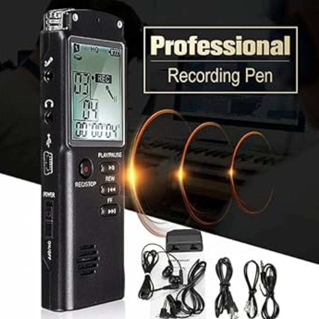 Jual Taffware Perekam Suara Digital audio player Voice Recorder 8GB ...