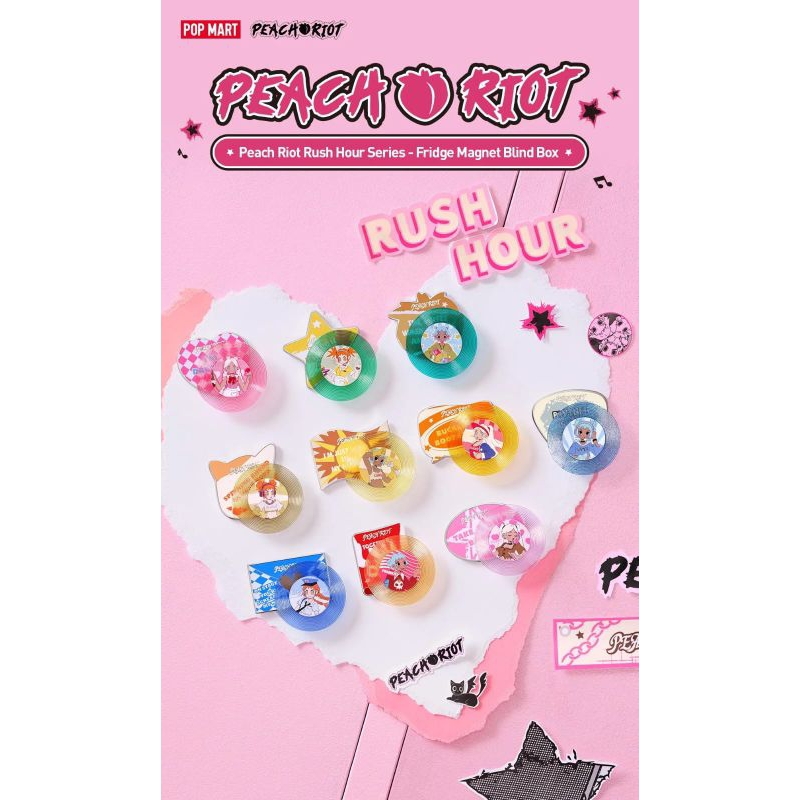 Jual Peach Riot Rush Hour Series - Fridge Magnet Blind Box 1 Set ( Isi ...