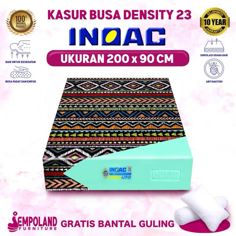 Jual Kasur Busa Single Ukuran 90x200 cm Original INOAC EON density 23 ...