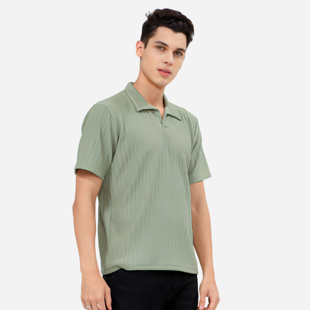 Jual CASUALUXE Kaos Polo Shirt Pria Berkerah Bahan Knit Motif Original ...