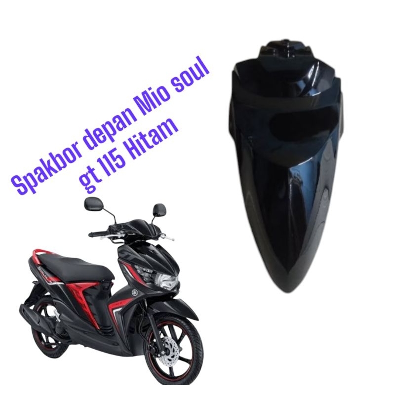 Jual Spakbor Slebor Depan Yamaha Mio Soul Gt 115 Hitam | Shopee Indonesia