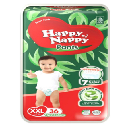 Jual Happy Nappy Pants - Size XXL (36 pcs) | Shopee Indonesia