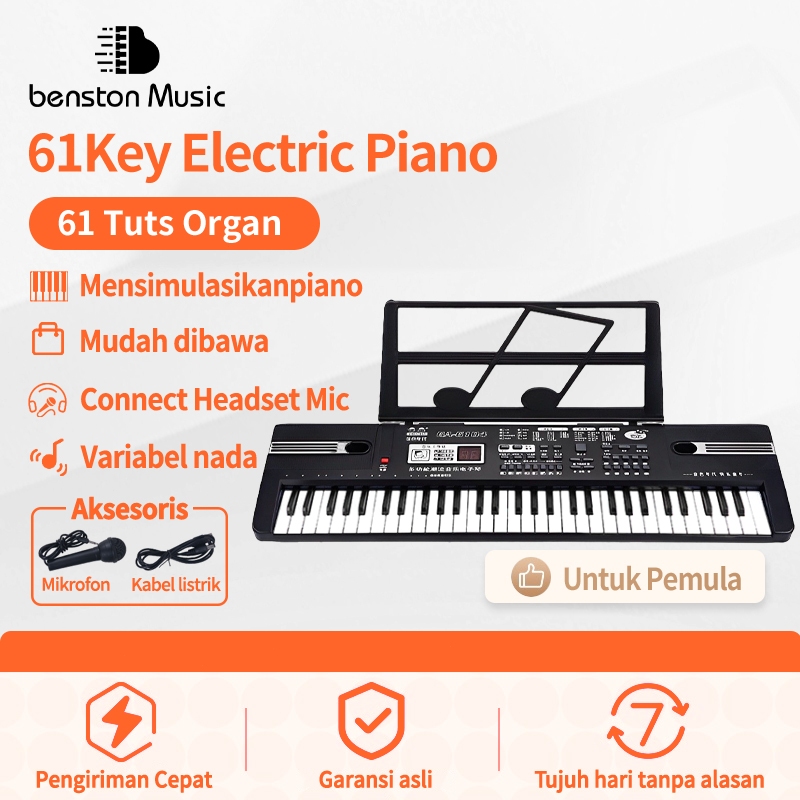 Jual Piano Elektrik Keyboards Pemula 61-Keys /Anak-anak Melatih Piano ...